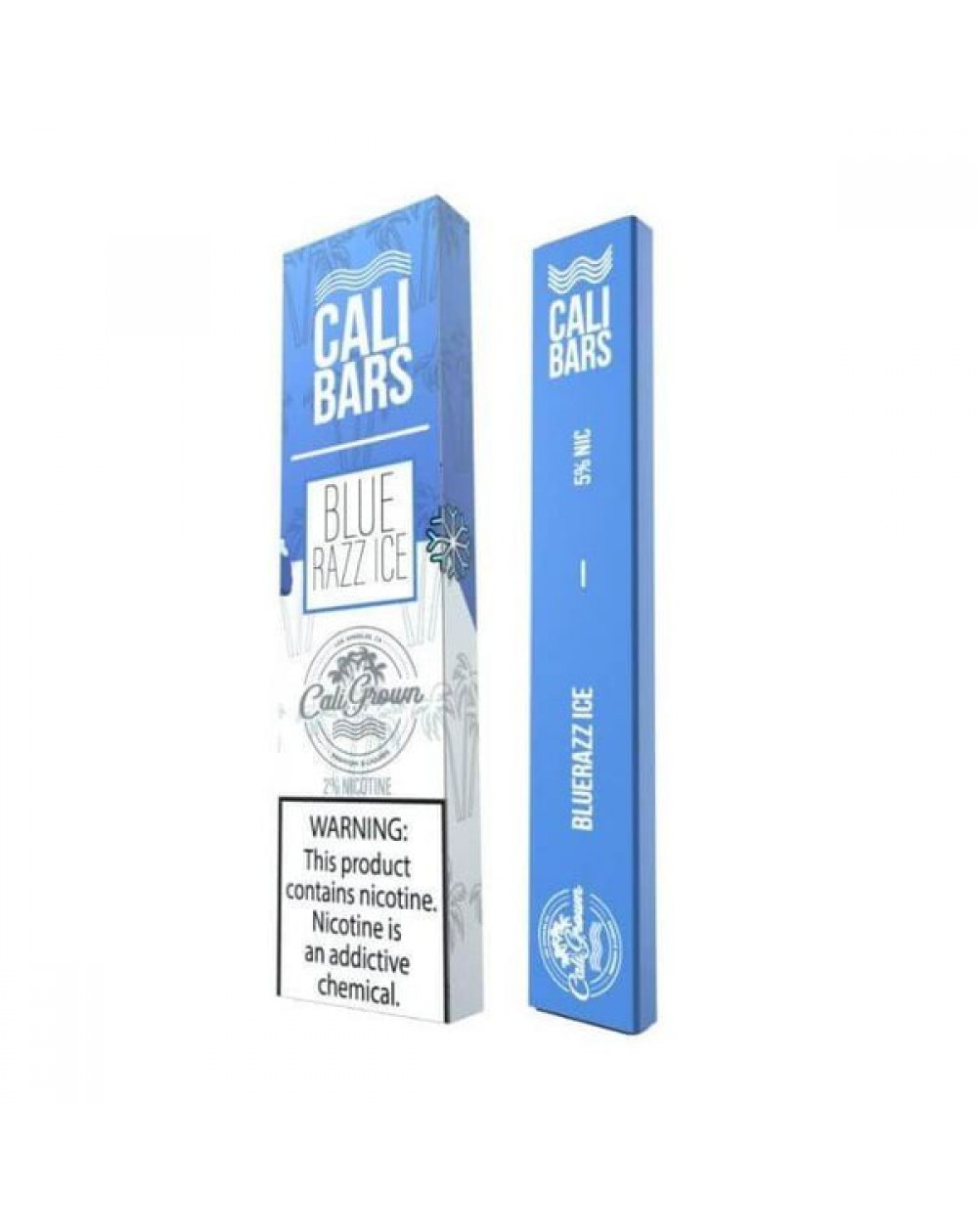 Cali Bars x Cali Grown Blue Razz Ice Disposable Device | VapingeLiquid.com