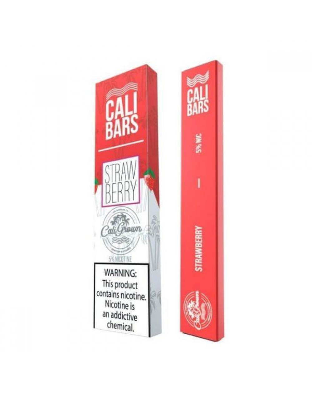 Cali Bars x Cali Grown Strawberry Disposable Device | VapingeLiquid.com