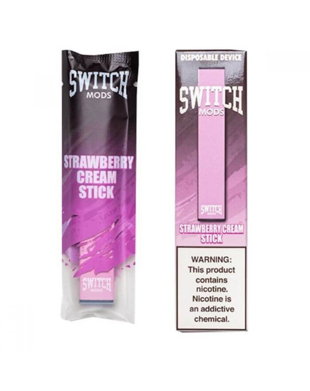 Switch Mods Strawberry Cream Disposable Device | VapingeLiquid.com