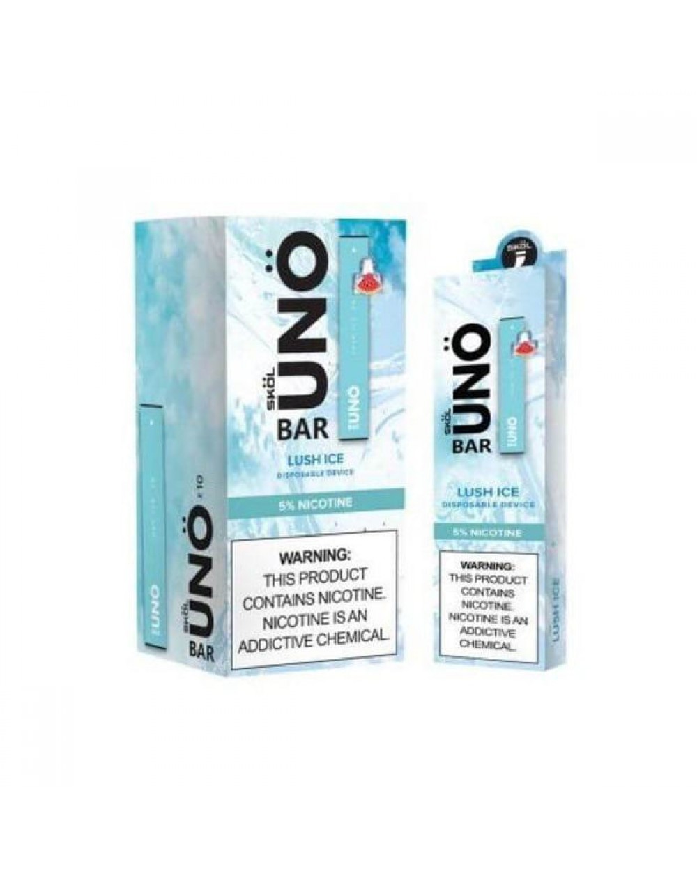 Uno Bar Lush Ice Disposable Device | VapingeLiquid.com