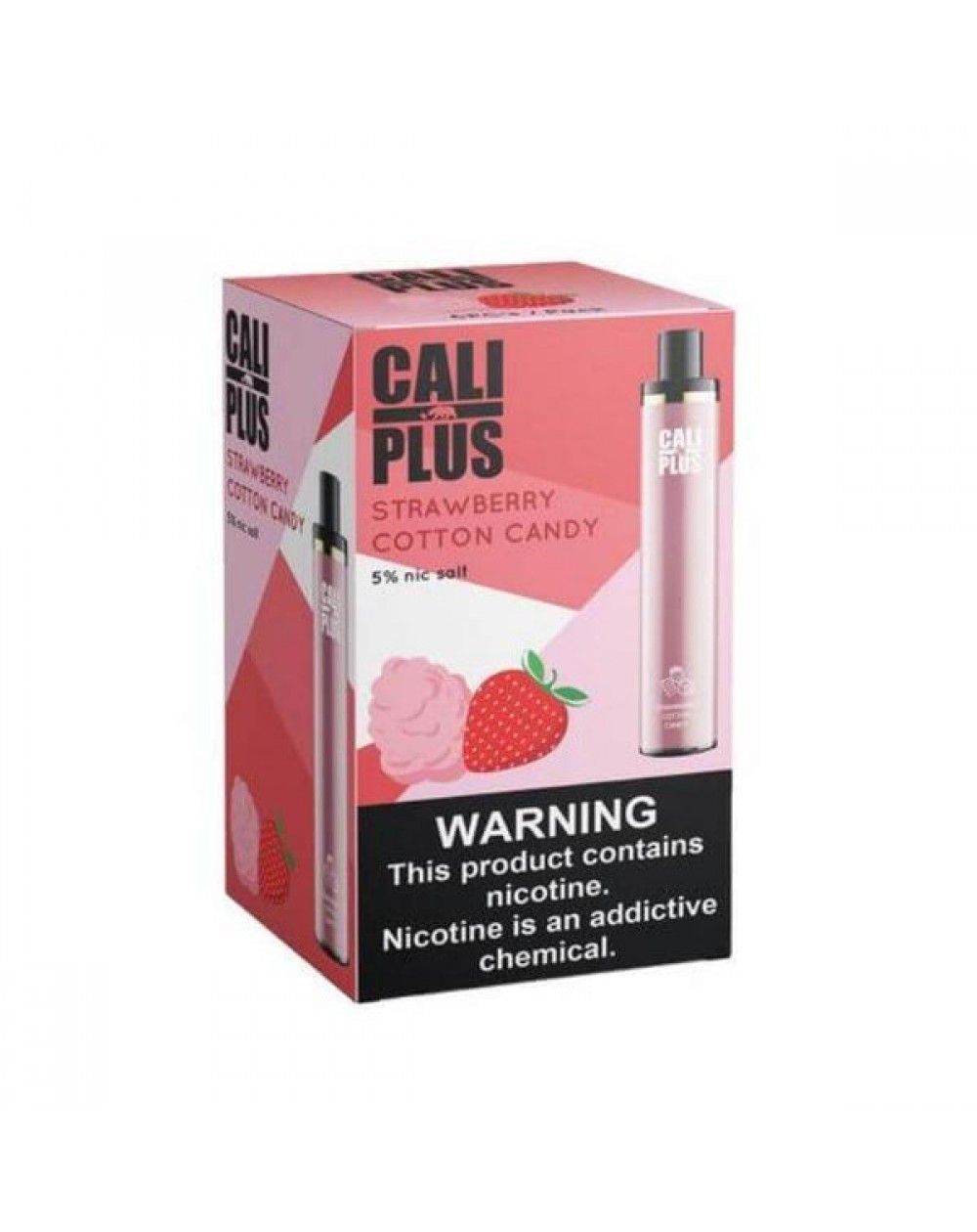 Cali Plus Strawberry Disposable Device | VapingeLiquid.com