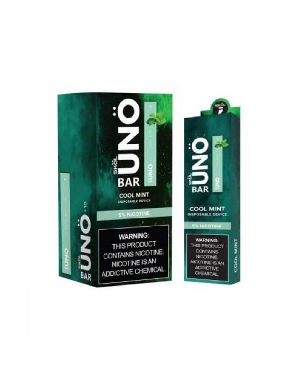 Uno Bar Cool Mint Disposable Device VapingeLiquid