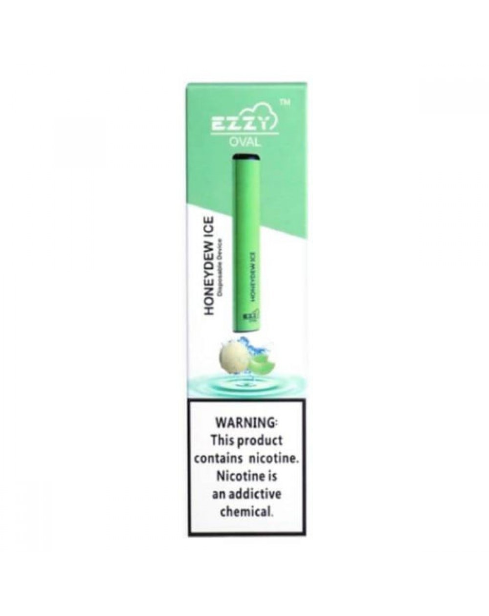 Ezzy Oval Honeydew Ice Disposable Device | VapingeLiquid.com