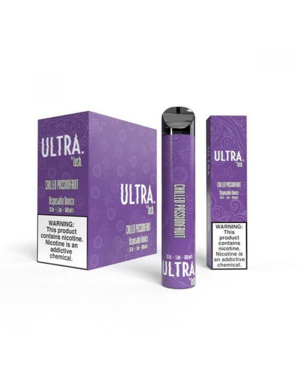 Ultra Lush Chilled Passionfruit Disposable Device | VapingeLiquid.com