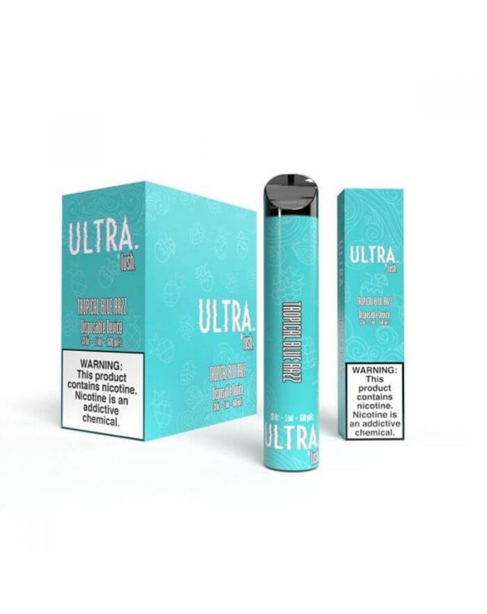 Ultra Lush Tropical Blue Razz Disposable Device | VapingeLiquid.com