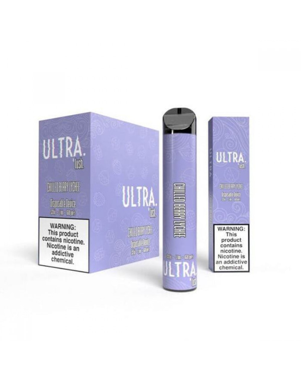 Ultra Lush Chilled Berry Lychee Disposable Device | VapingeLiquid.com