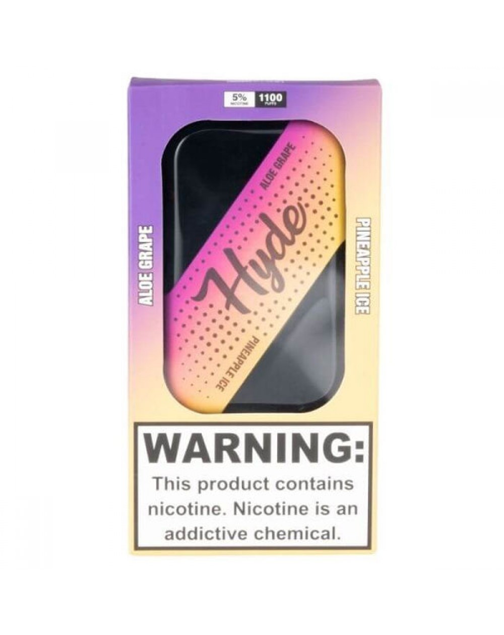 Aloe Grape and Pineapple Ice Disposable Device by Hyde Duo Plus ...