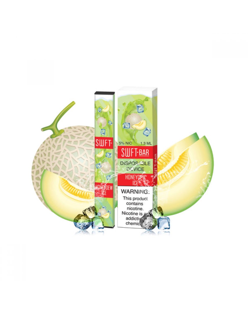 SWFT Bar Honeydew Ice Disposable Device | VapingeLiquid.com