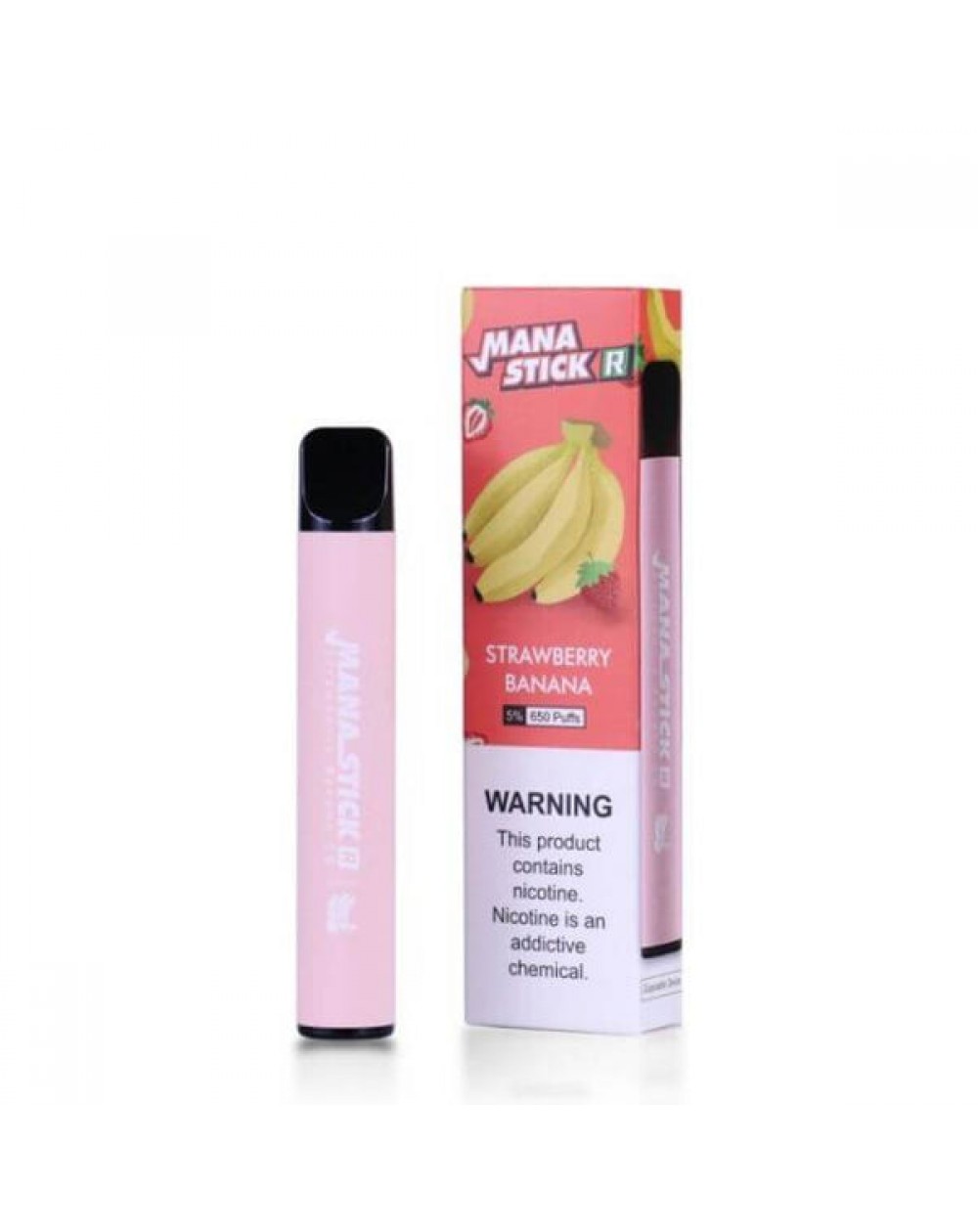 Mana Stick R Strawberry Banana Disposable Device | VapingeLiquid.com