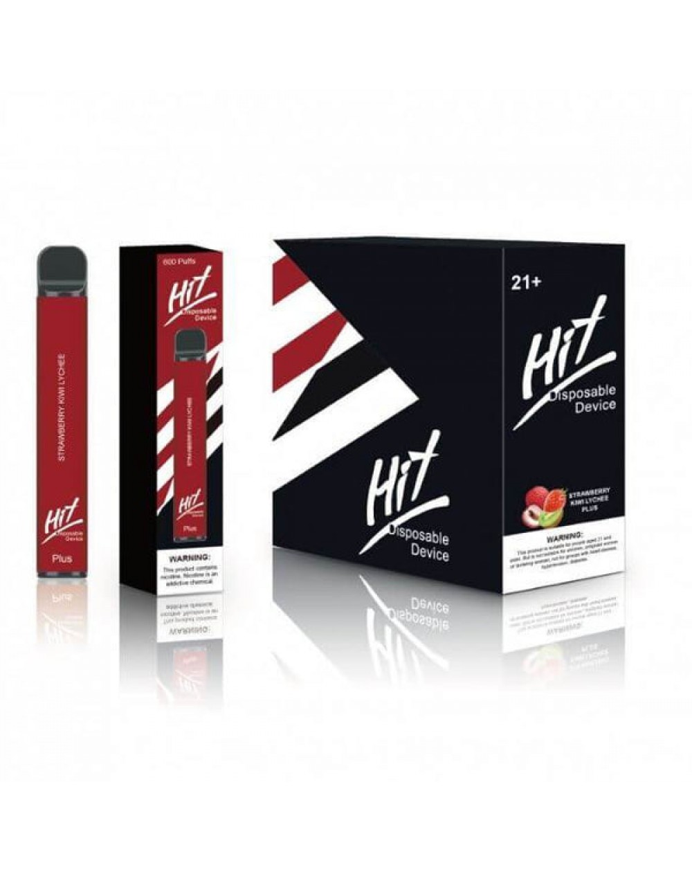 Hit Plus Strawberry Kiwi Lychee Disposable Device | VapingeLiquid.com