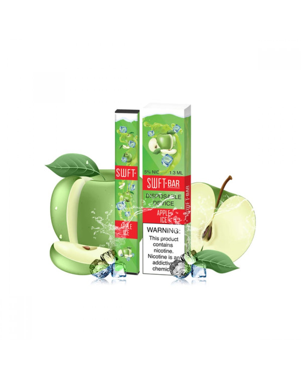 SWFT Bar Apple Ice Disposable Device | VapingeLiquid.com