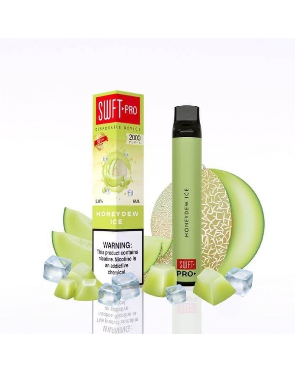 Honeydew Ice Disposable Device by SWFT Pro | VapingeLiquid.com