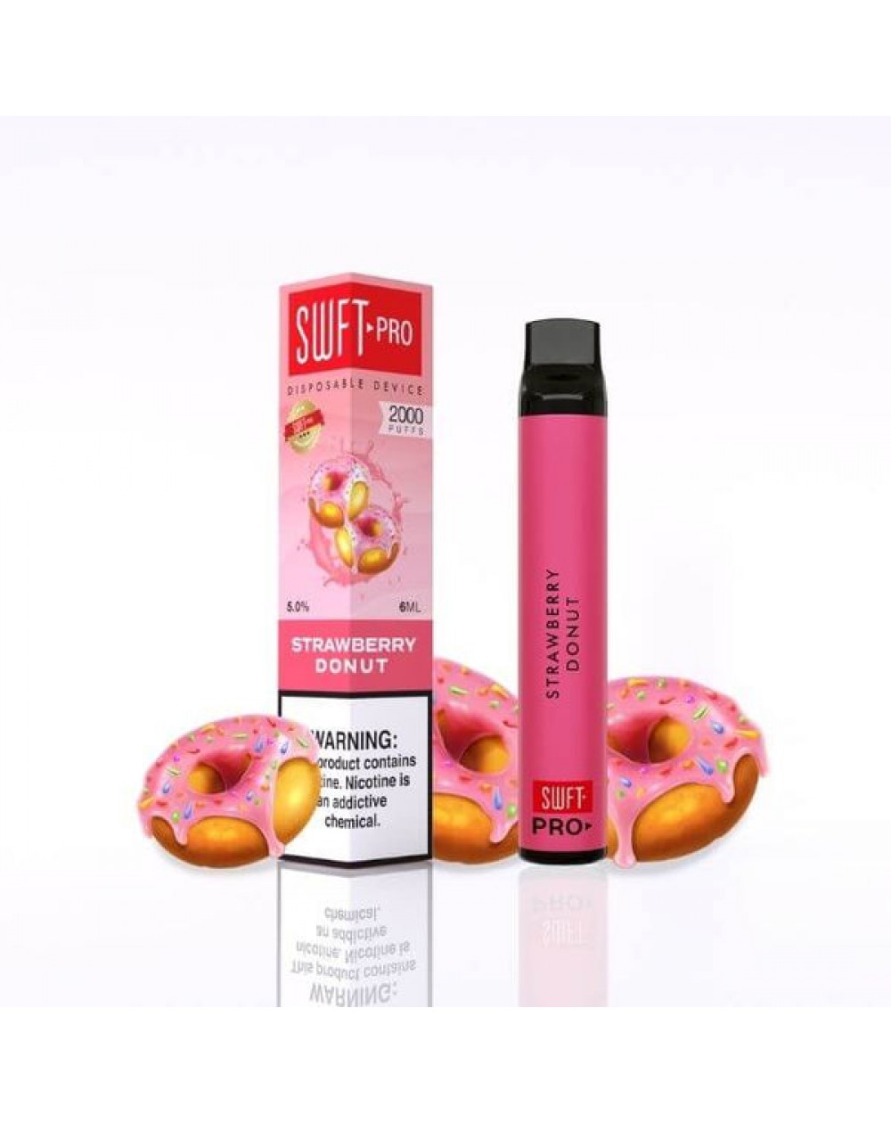 Strawberry Donut Disposable Device by SWFT Pro | VapingeLiquid.com