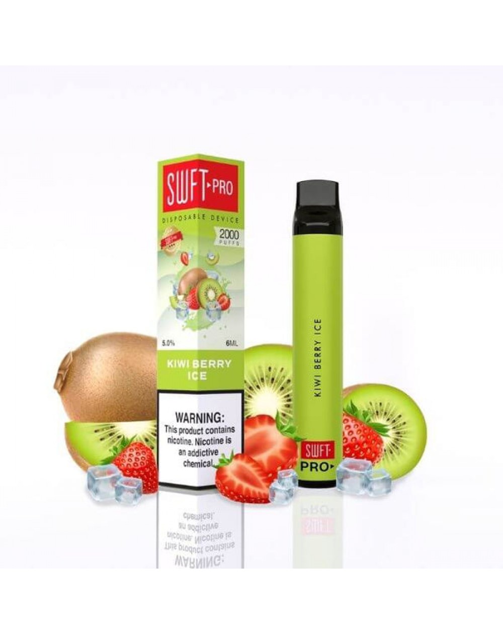Kiwi Berry Ice Disposable Device by SWFT Pro | VapingeLiquid.com