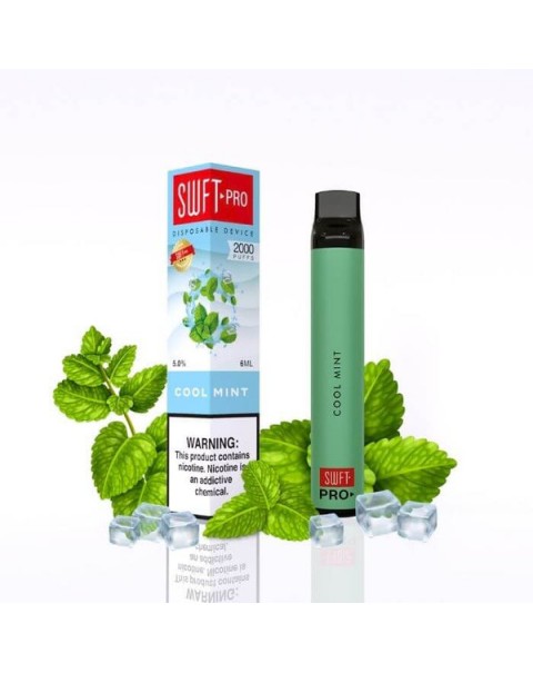 Cool Mint Disposable Device by SWFT Pro | VapingeLiquid.com Cool Mint Disposable Device by SWFT Pro | VapingeLiquid.com