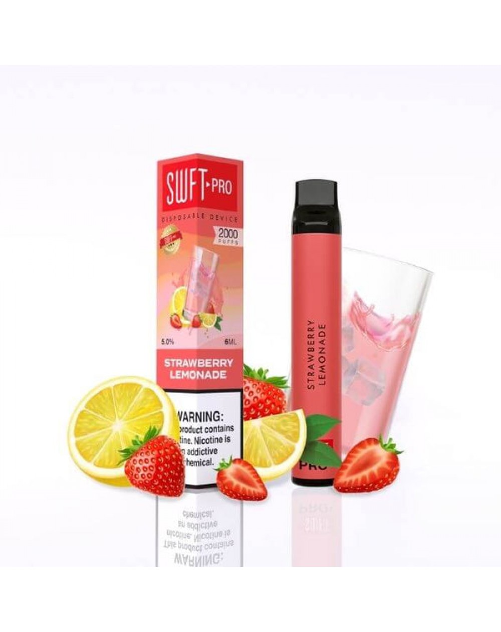 Strawberry Lemonade Disposable Device by SWFT Pro | VapingeLiquid.com