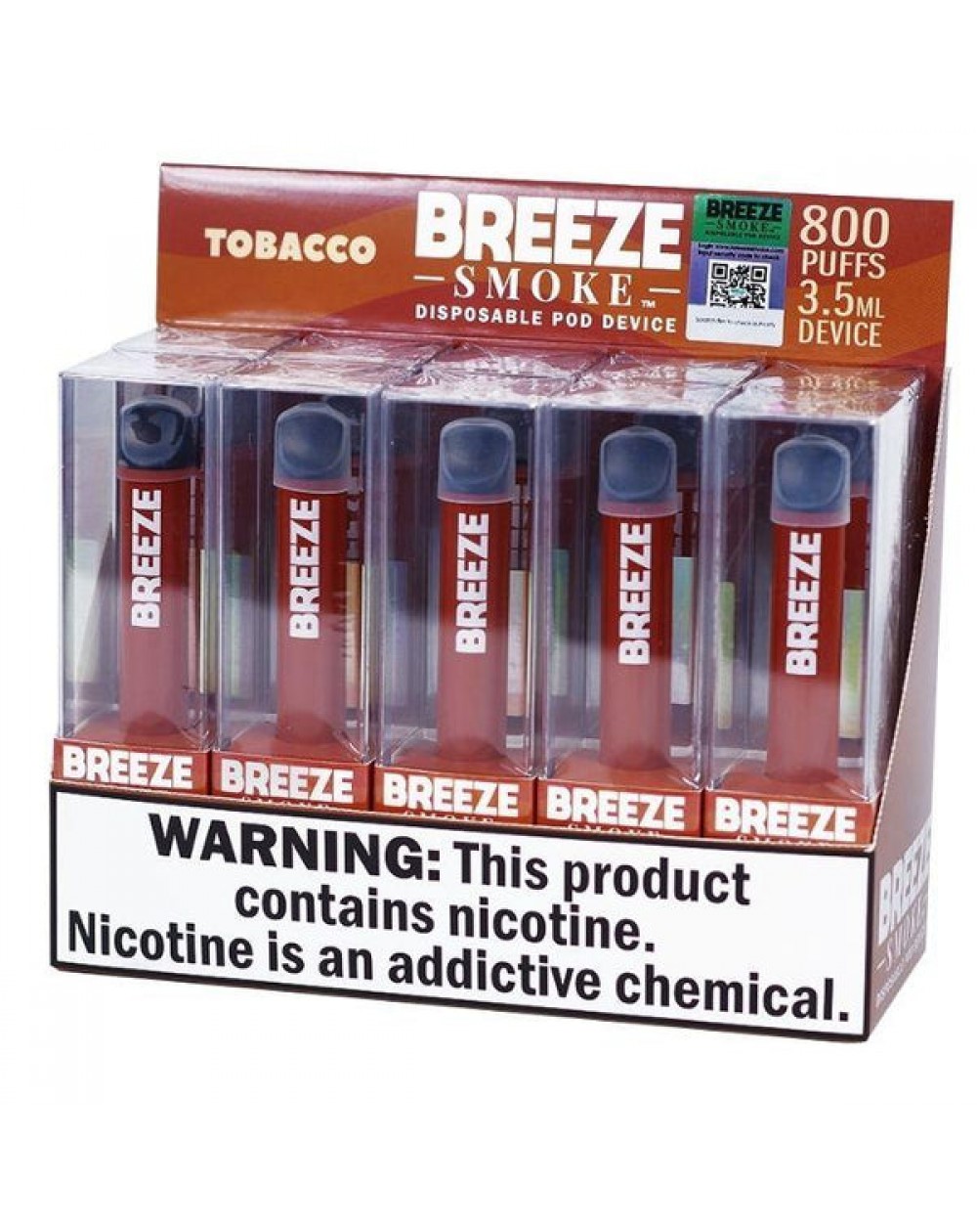 Breeze Smoke Disposable Device (10-Pack) | VapingeLiquid.com