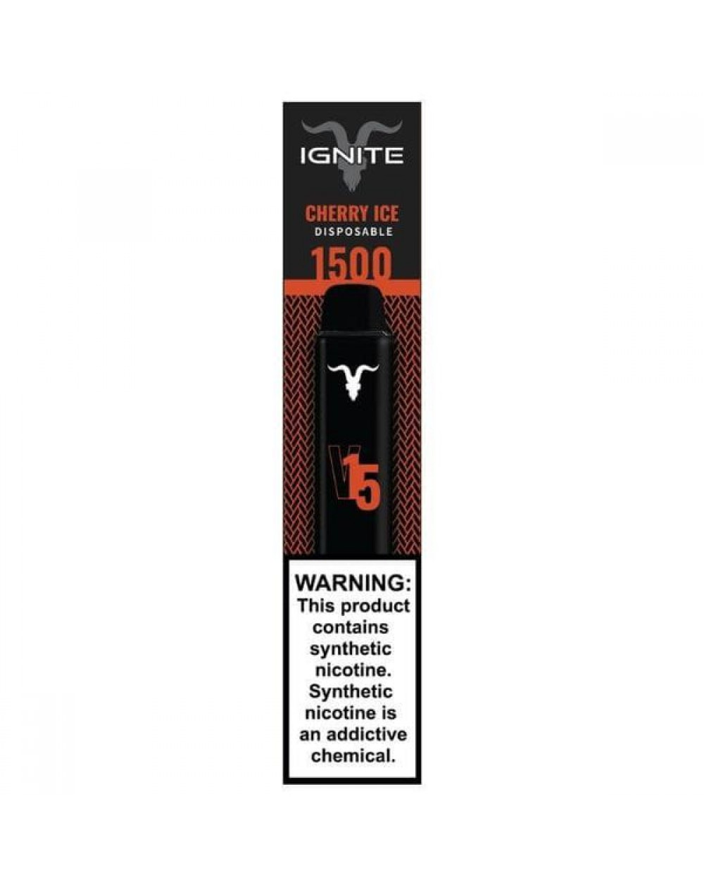Ignite V15 Cherry Ice Tobacco Free Nicotine Disposable Vape Pen | VapingeLiquid.com