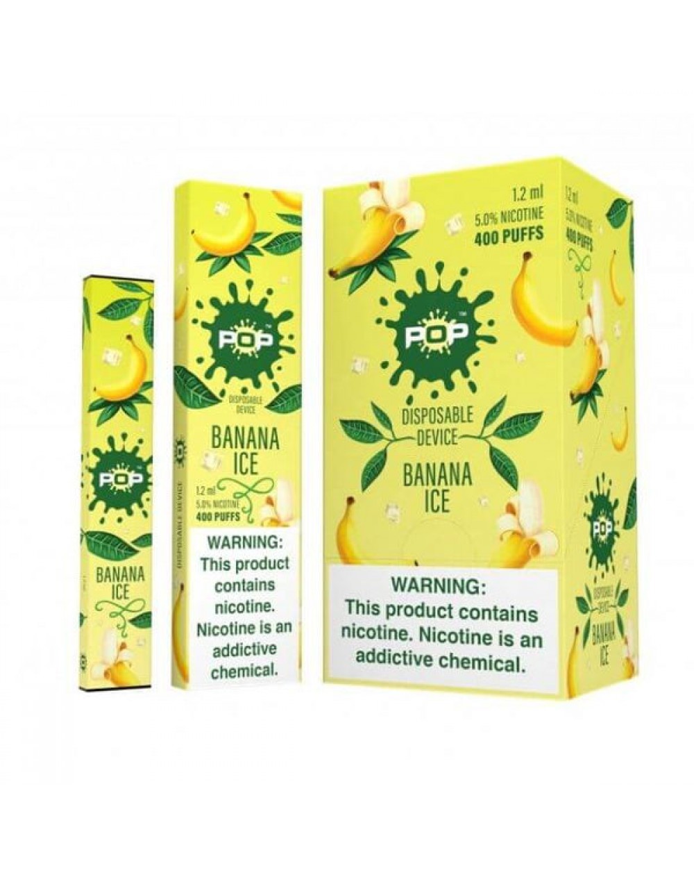Pop Banana Ice Disposable Device | VapingeLiquid.com