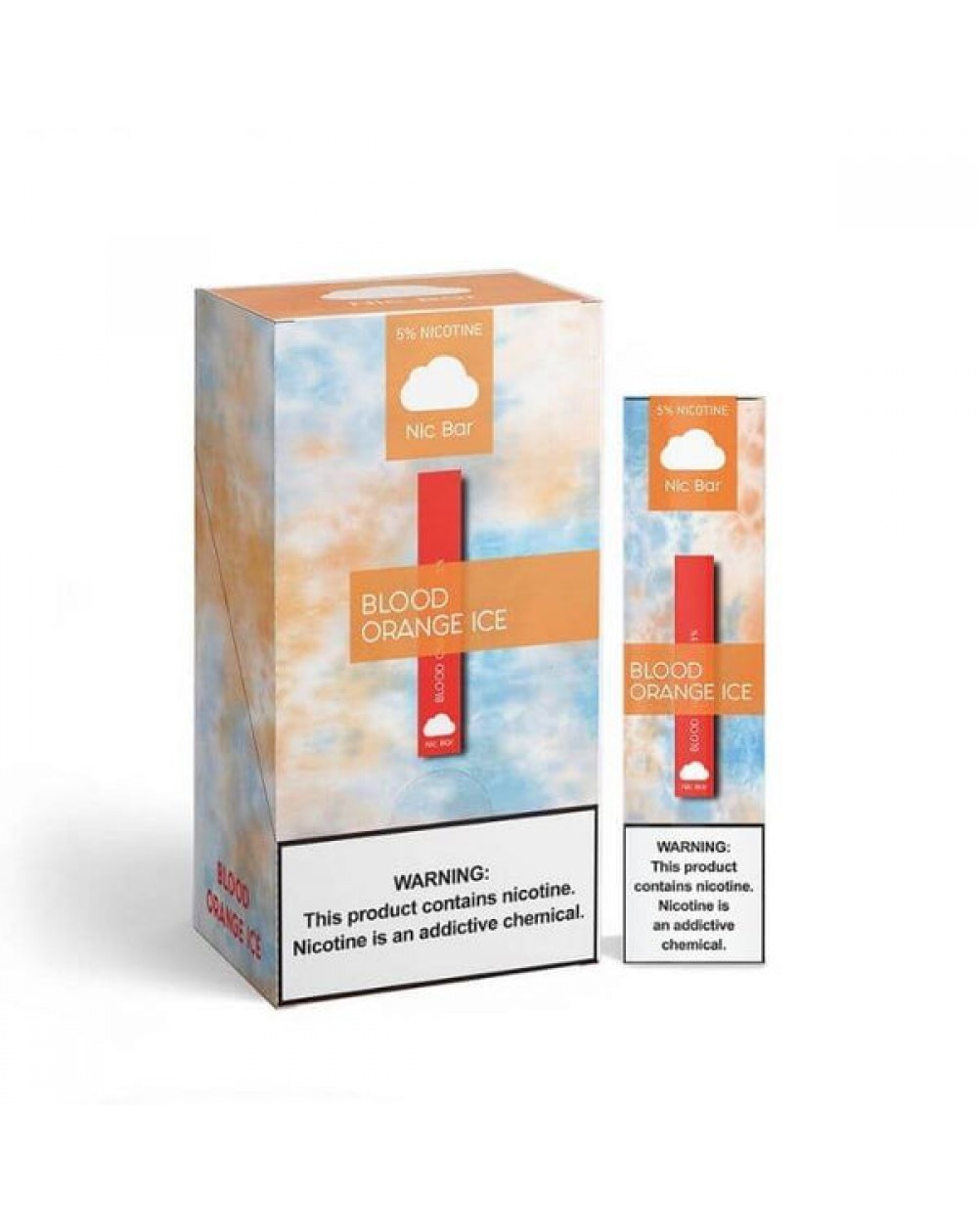 Nic Bar Blood Orange Ice Disposable Device | VapingeLiquid.com