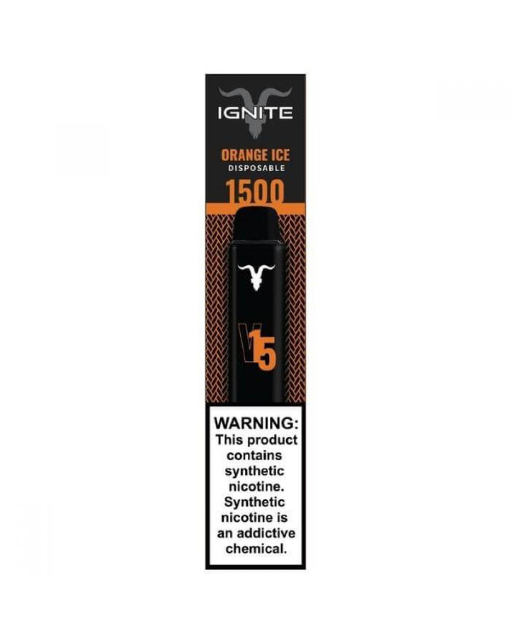 Ignite V15 Orange Ice Tobacco Free Nicotine Disposable Vape Pen ...