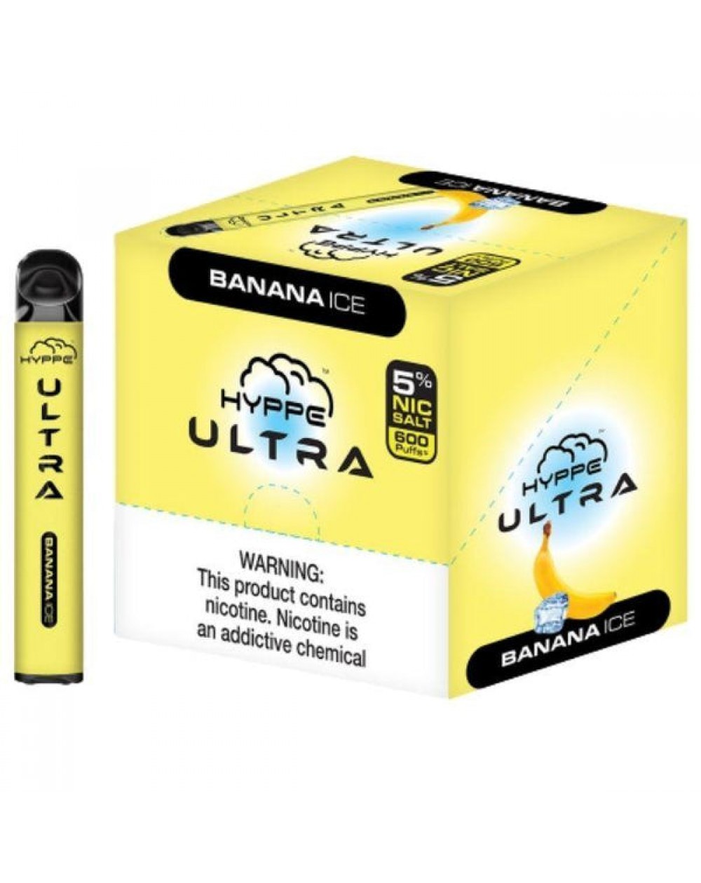 Hyppe Bar Ultra Banana Ice Disposable Device | VapingeLiquid.com