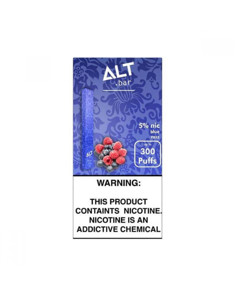 Alt Bar Blue Razz Disposable Device | VapingeLiquid.com