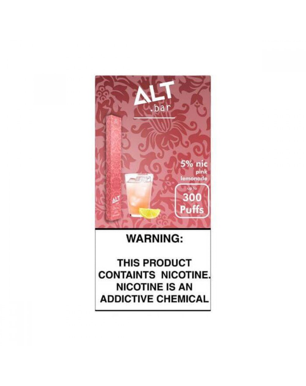 Alt Bar Pink Lemonade Disposable Device | VapingeLiquid.com
