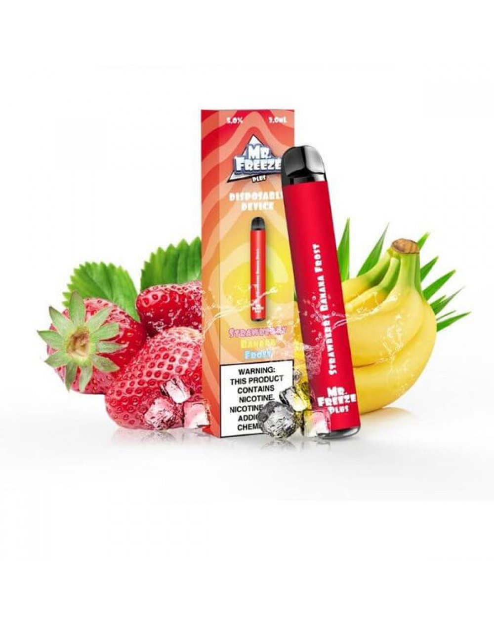 Mr. Freeze Plus Strawberry Banana Frost Disposable Device ...