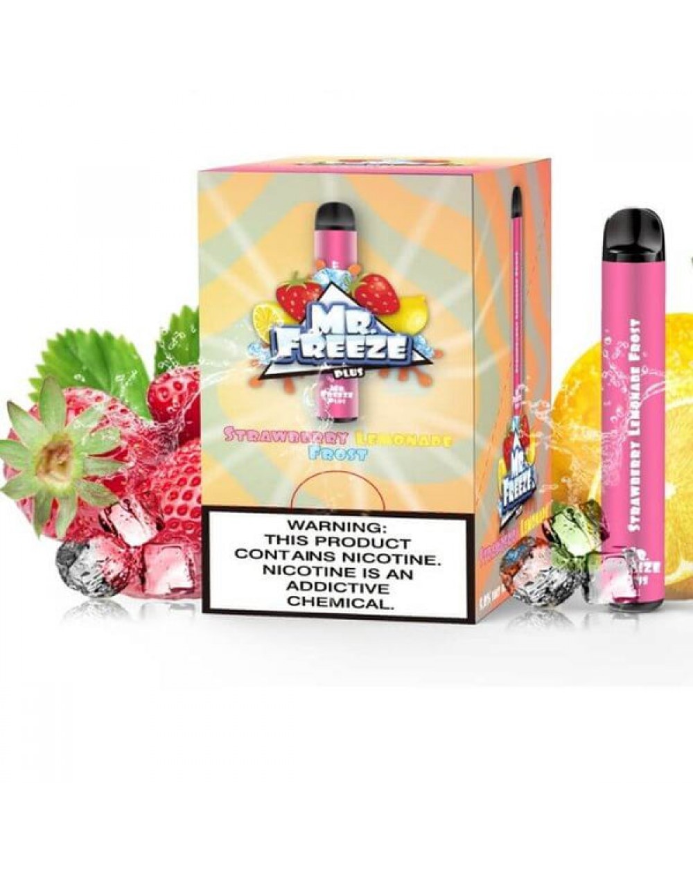 Mr. Freeze Plus Strawberry Lemonade Frost Disposable Device | VapingeLiquid.com