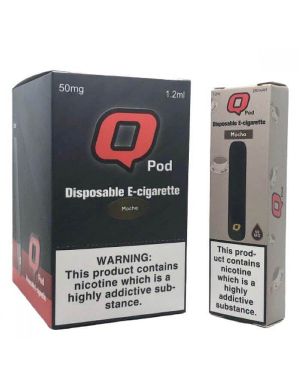 Q Pods Mocha Disposable Device | VapingeLiquid.com