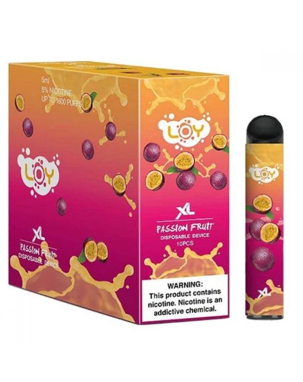 LOY XL Passion Fruit Disposable Device | VapingeLiquid.com