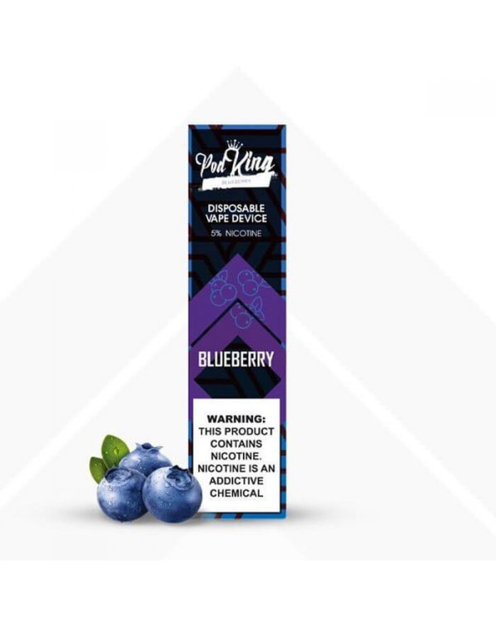 Pod King Blueberry Disposable Device | VapingeLiquid.com