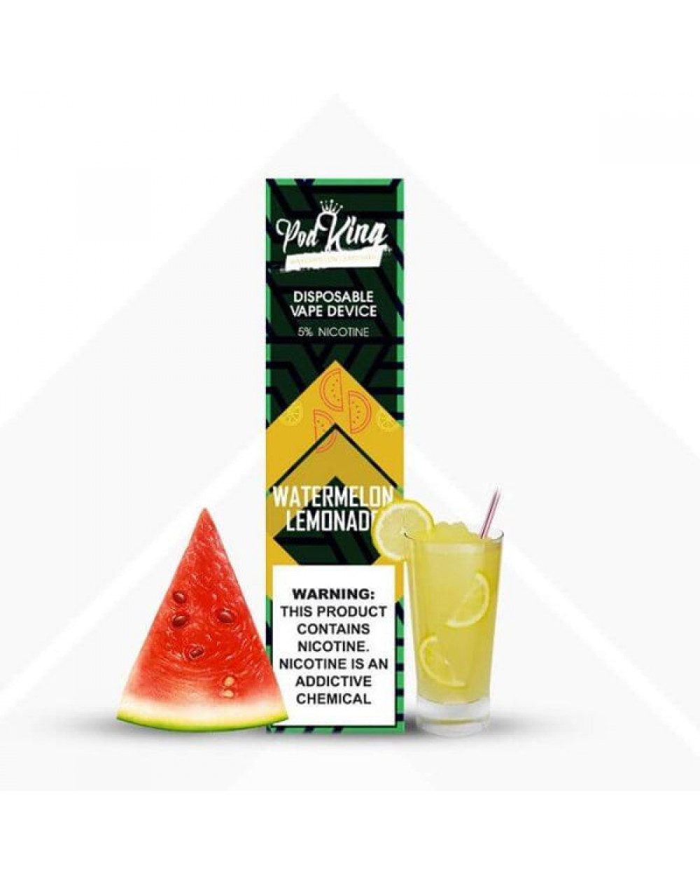 Pod King Watermelon Lemonade Disposable Device | VapingeLiquid.com