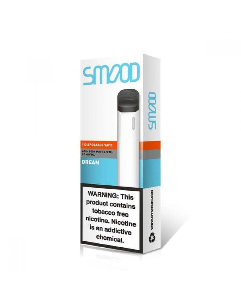 SMOOD 800 Puffs Tobacco Free Nicotine Disposable Vape Pen ...