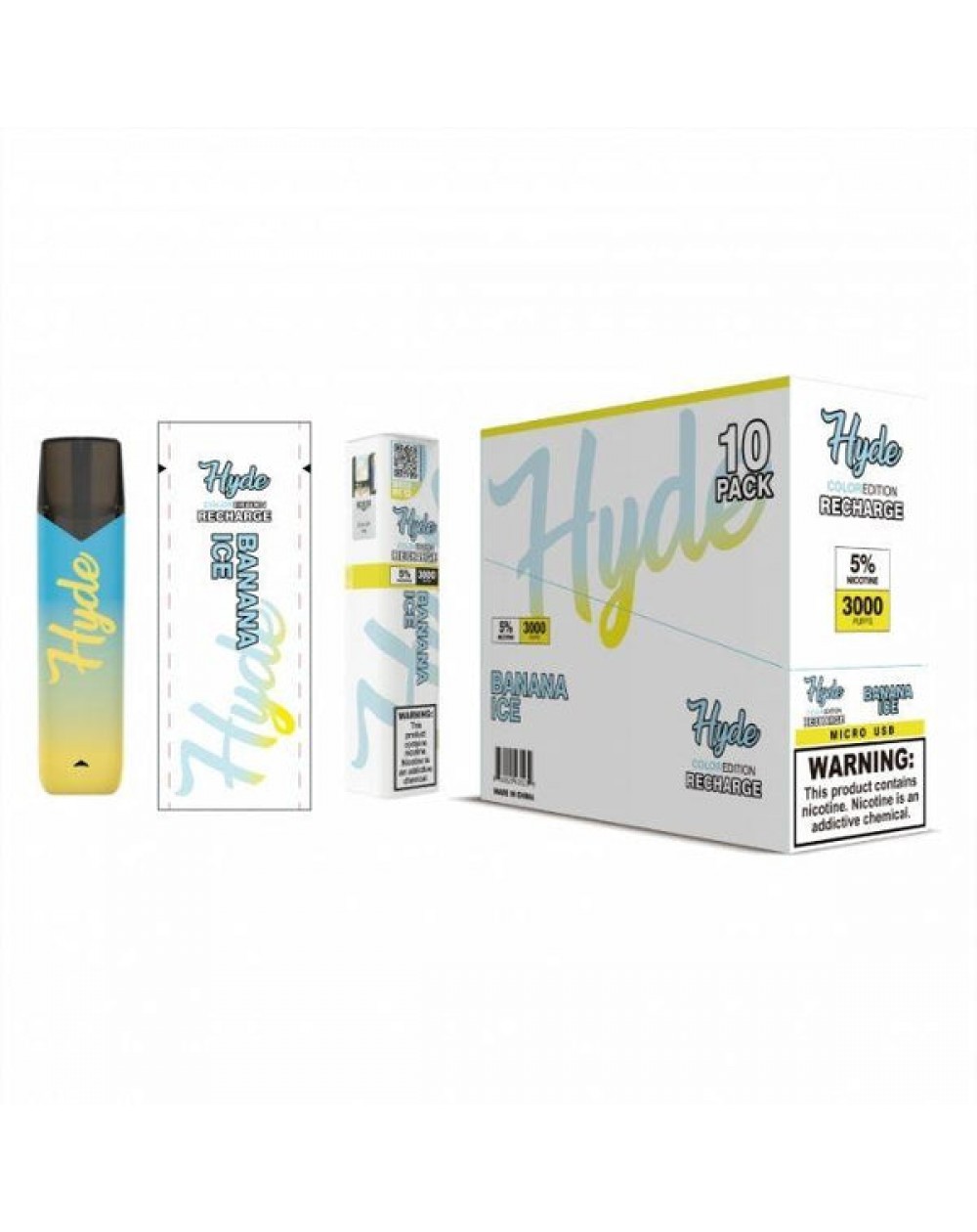 Hyde Color Recharge Disposable Vape Pen | VapingeLiquid.com