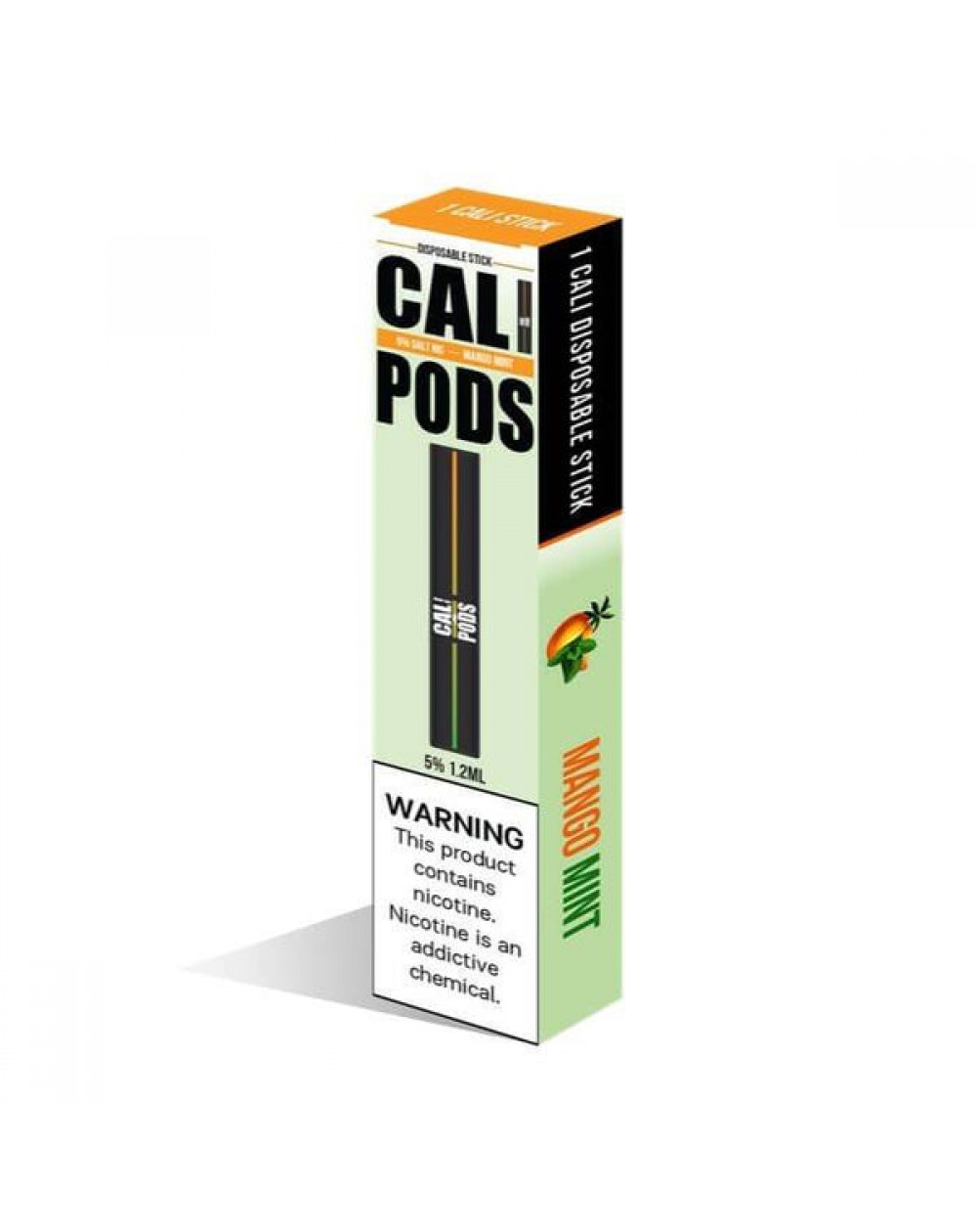 Cali Pods Mango Mint Stick Disposable Device | VapingeLiquid.com