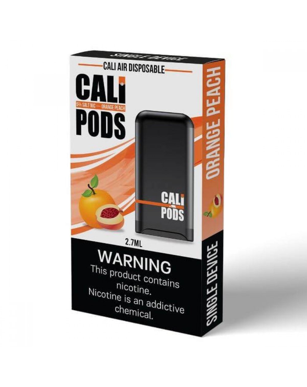 Cali Air Orange Peach Disposable Device | VapingeLiquid.com