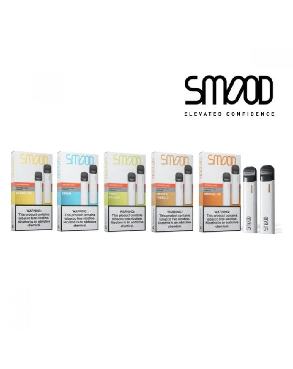 SMOOD 1600 Puffs Tobacco Free Nicotine Disposable Vape Pen ...