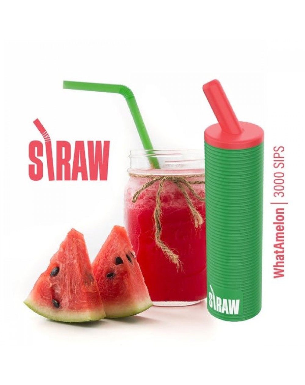 Straw 3000 Sips Synthetic Nicotine Disposable Vape Pen | VapingeLiquid.com
