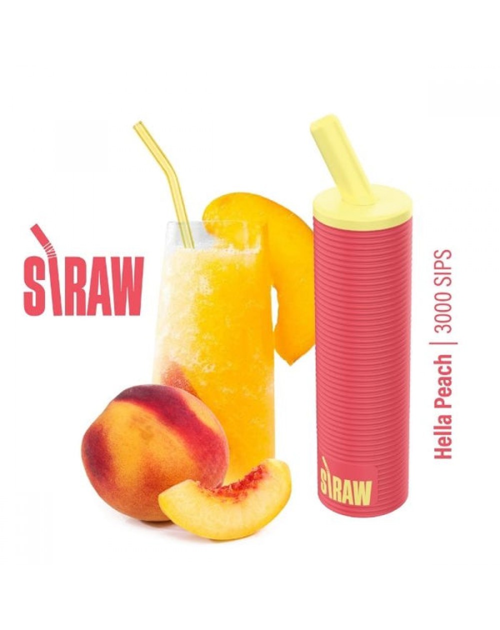 Straw 3000 Sips Synthetic Nicotine Disposable Vape Pen | VapingeLiquid.com